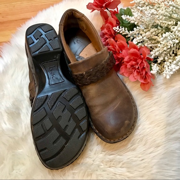 b.o.c. | Shoes | Boc Braided Detail Full Mule Clog Genuine Leather ...